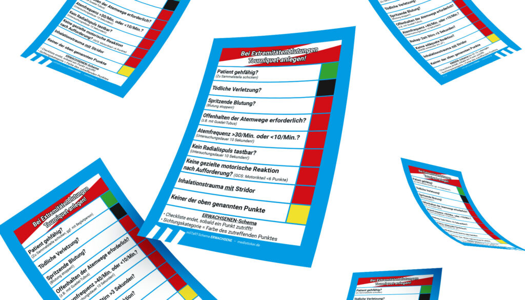 Taschenkarte | MANV – mSTaRT-Schema – medisticker.de ...